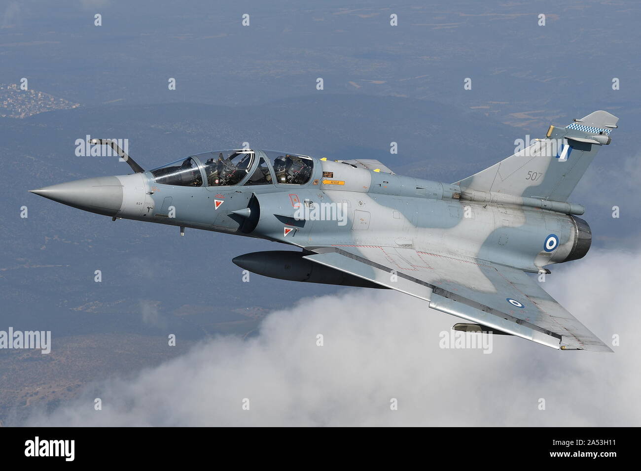 DASSAULT MIRAGE 2000-5BG OF 331 SQUADRON GREEK AIR FORCE Stock Photo ...