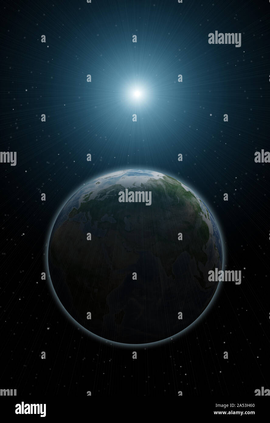 Realistic space hi-res stock photography and images - Alamy