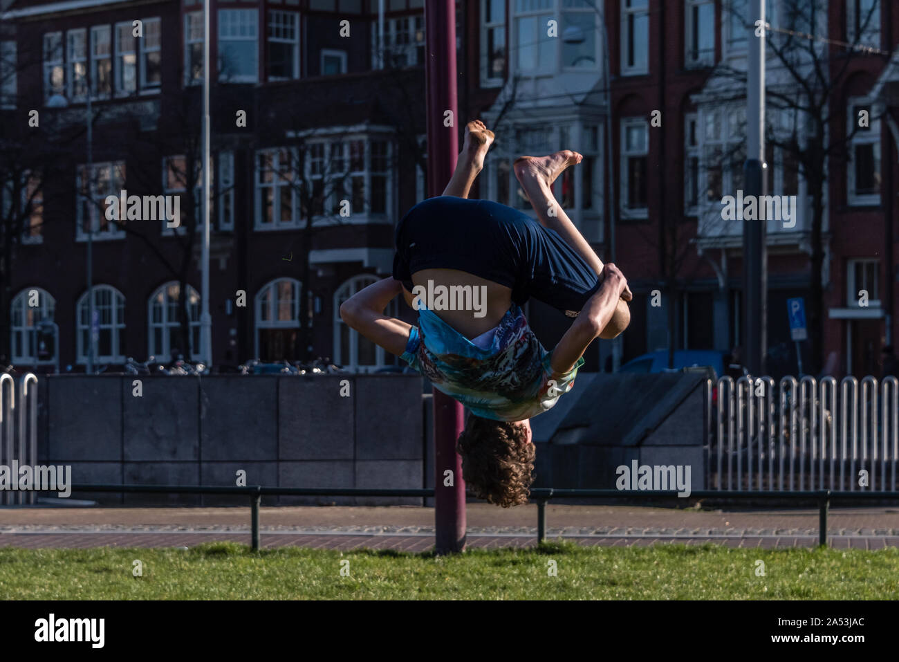 Boys on street in amsterdam hi-res stock photography and images - Alamy