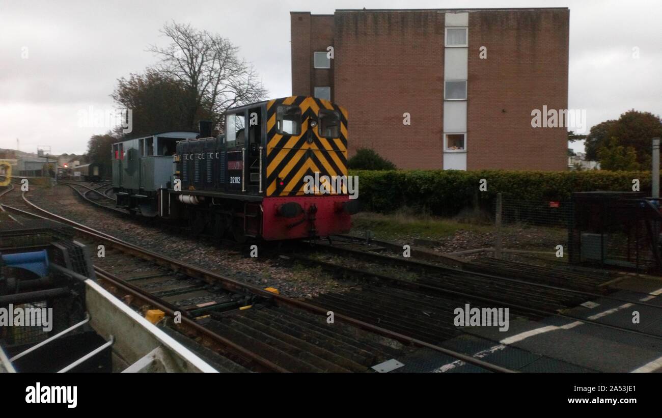 Dartmouth Steam Railway GWR Class 03 D2192 " Titan " and guard wagon ...