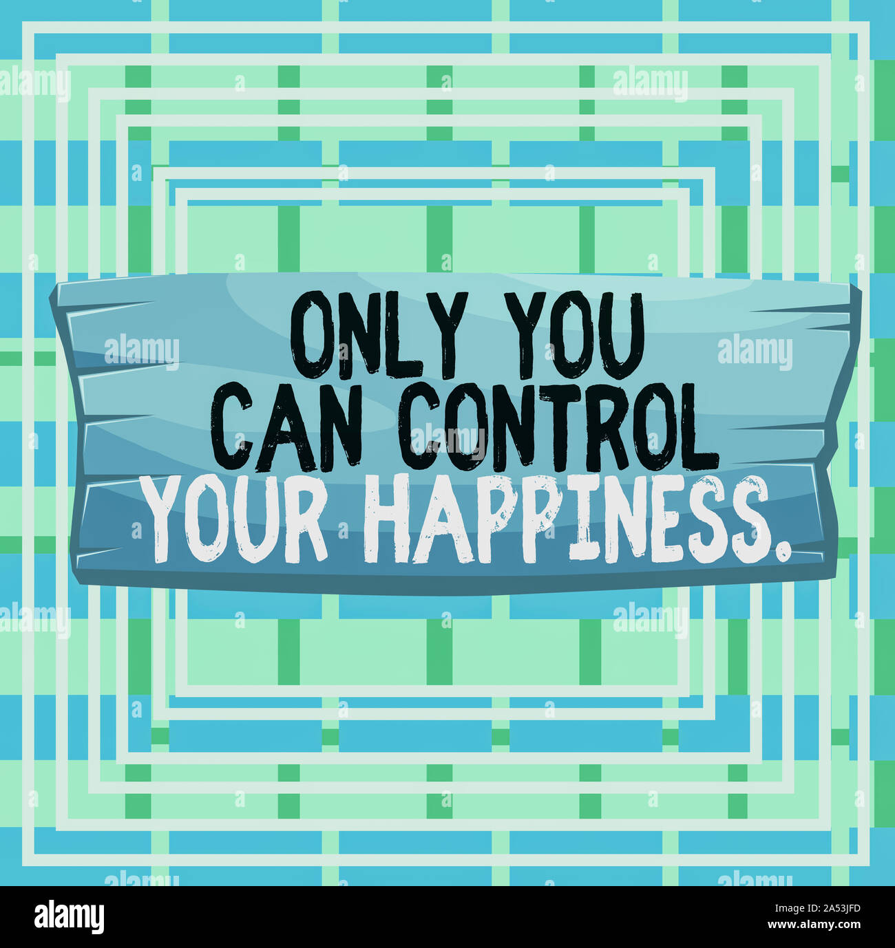 Text sign showing Only You Can Control Your Happiness. Business photo ...