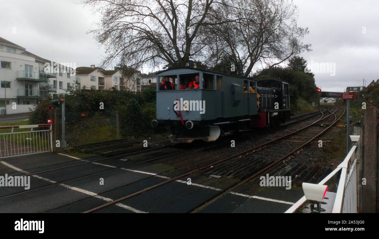 Dartmouth Steam Railway GWR Class 03 D2192 " Titan " and guard wagon ...