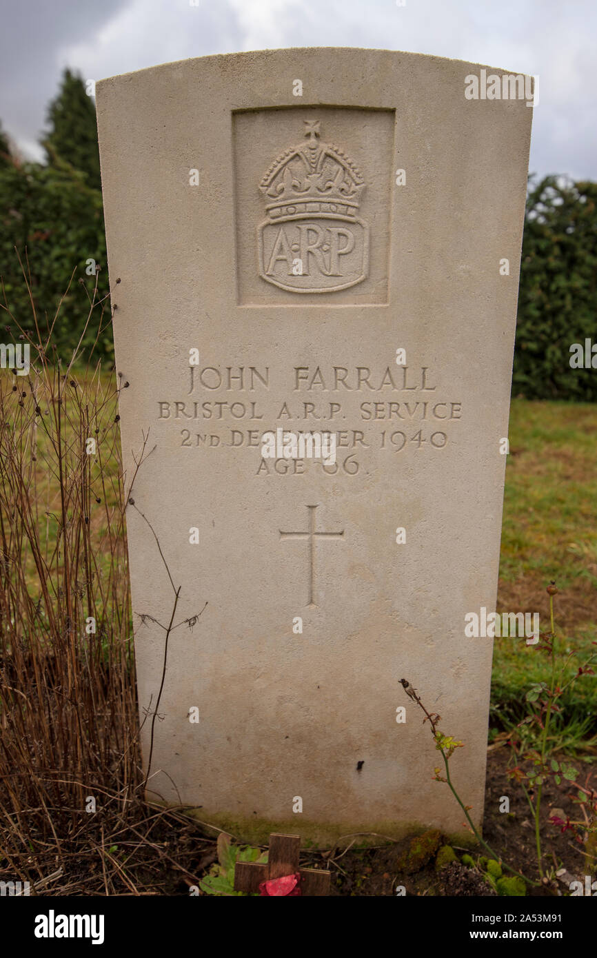 "Air Raid Precautions" John Farrall of The Bristol A.R.P. Service 2nd ...