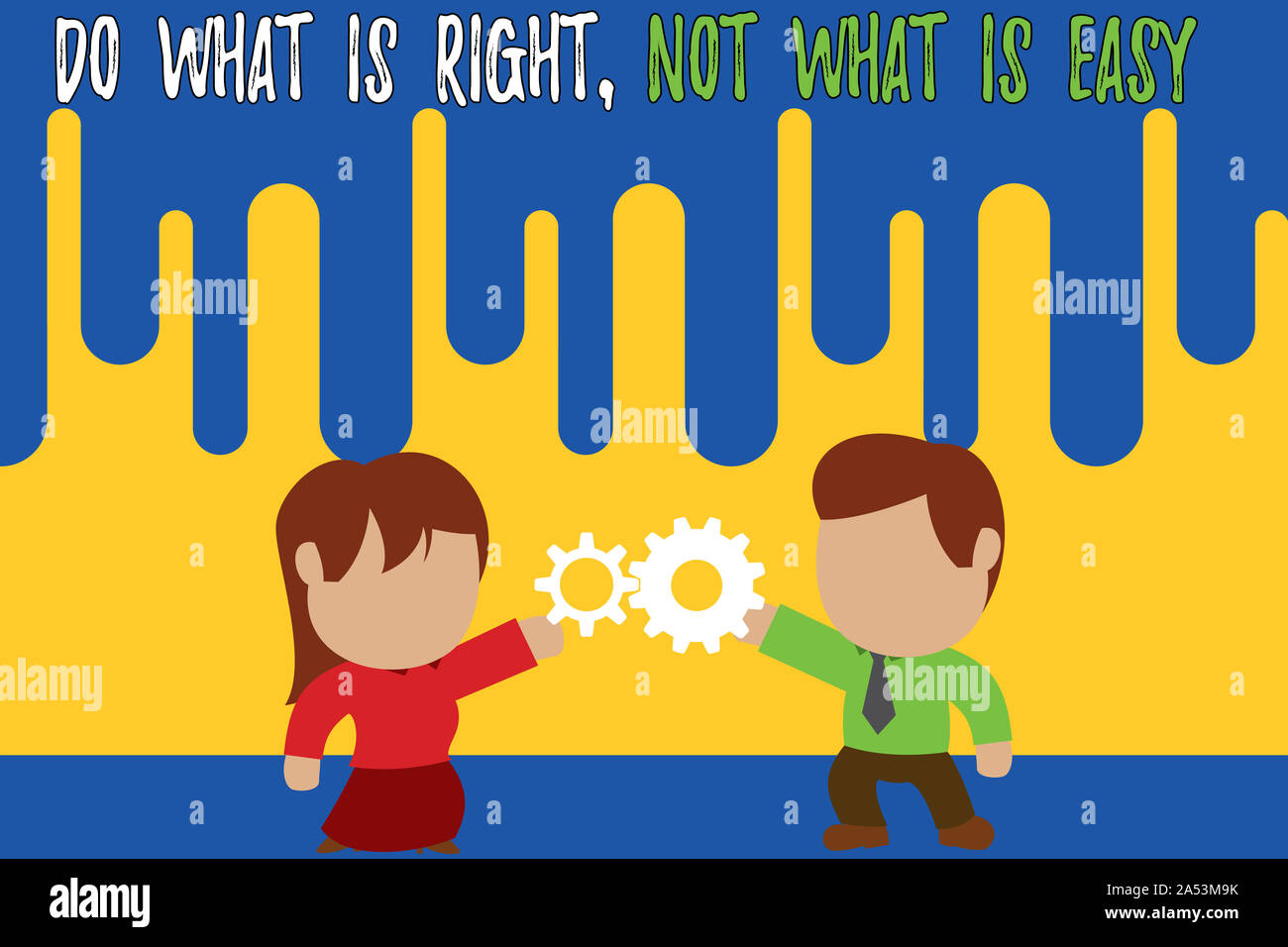 Handwriting text writing Do What Is Right Not What Is Easy. Conceptual ...