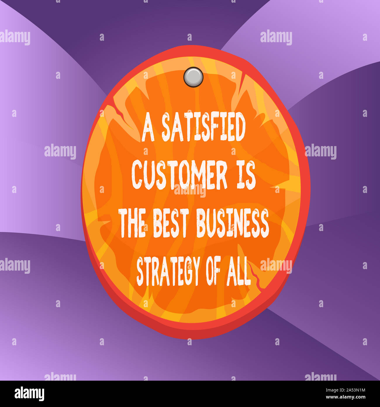 Handwriting text writing A Satisfied Customer is the be. Conceptual ...