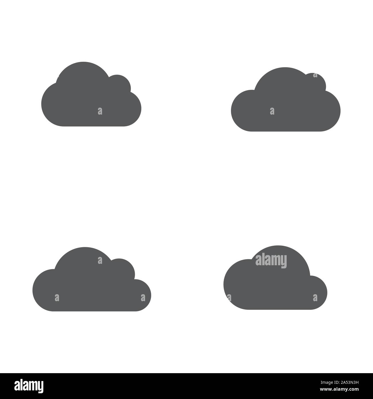 Sky clouds vector vectors Cut Out Stock Images & Pictures - Alamy