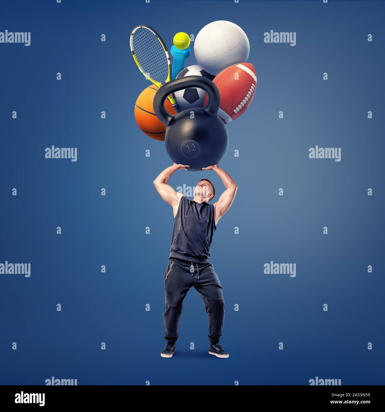 Giant body builder hi-res stock photography and images - Alamy