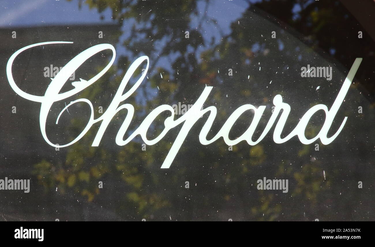 Chopard logo hi-res stock photography and images - Alamy