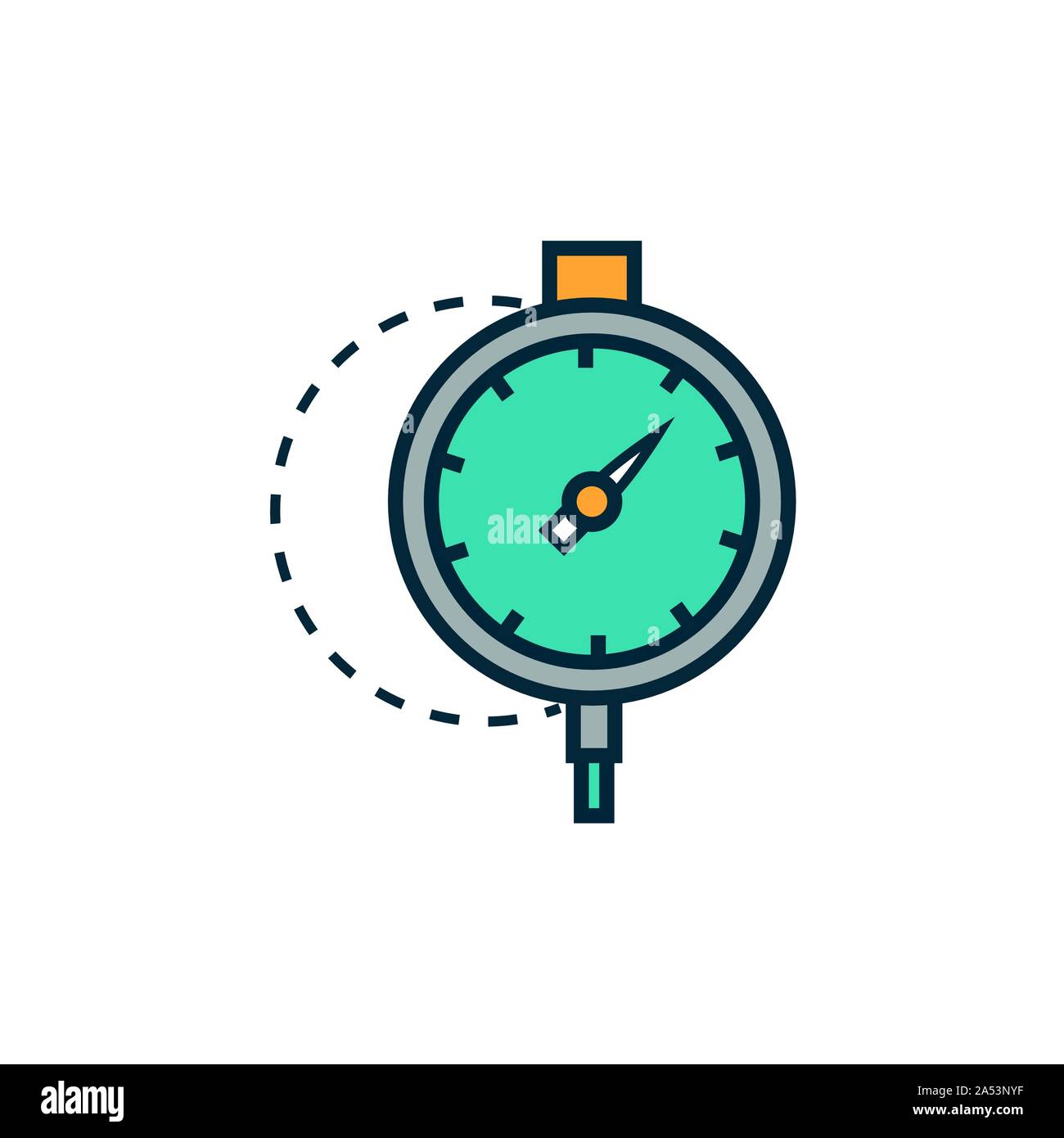 curvimeter work tools engineering icon vector illustration Stock Vector ...