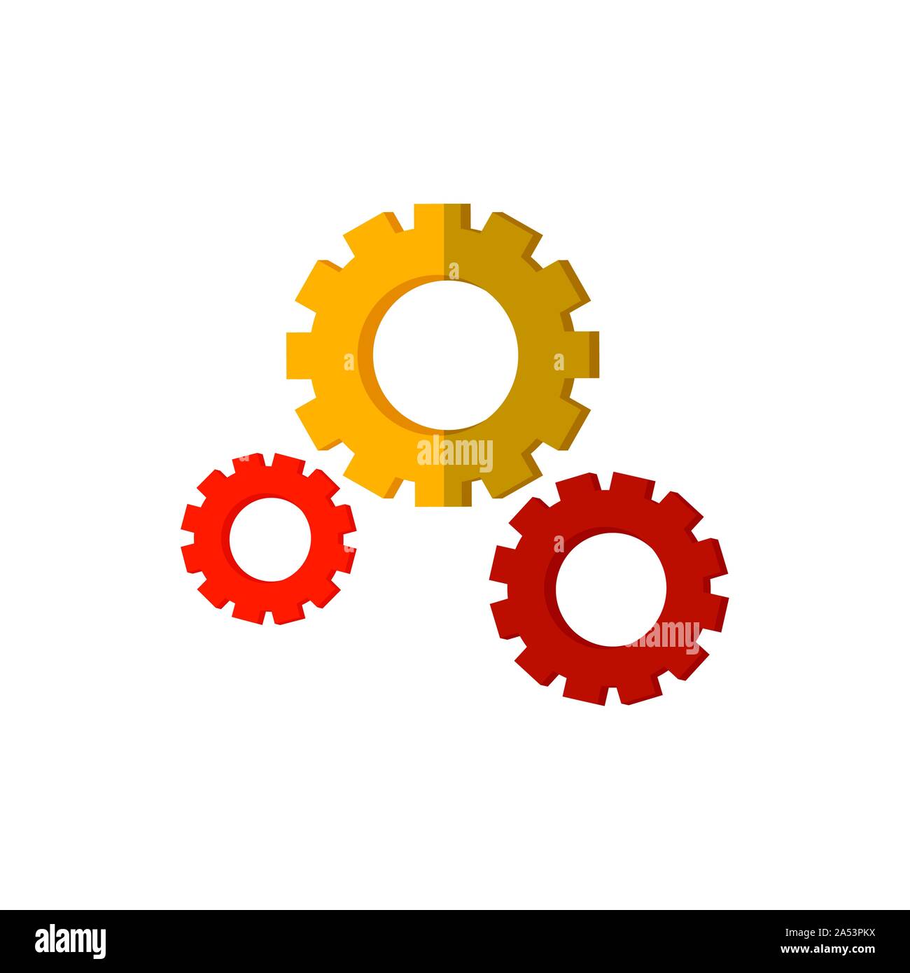 Gear icon design, Cog circle wheel machine part technology industry and ...