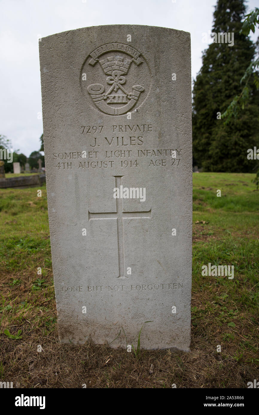 Commonwealth War Graves Commission Grave of Joseph Viles of the 1St Bn ...