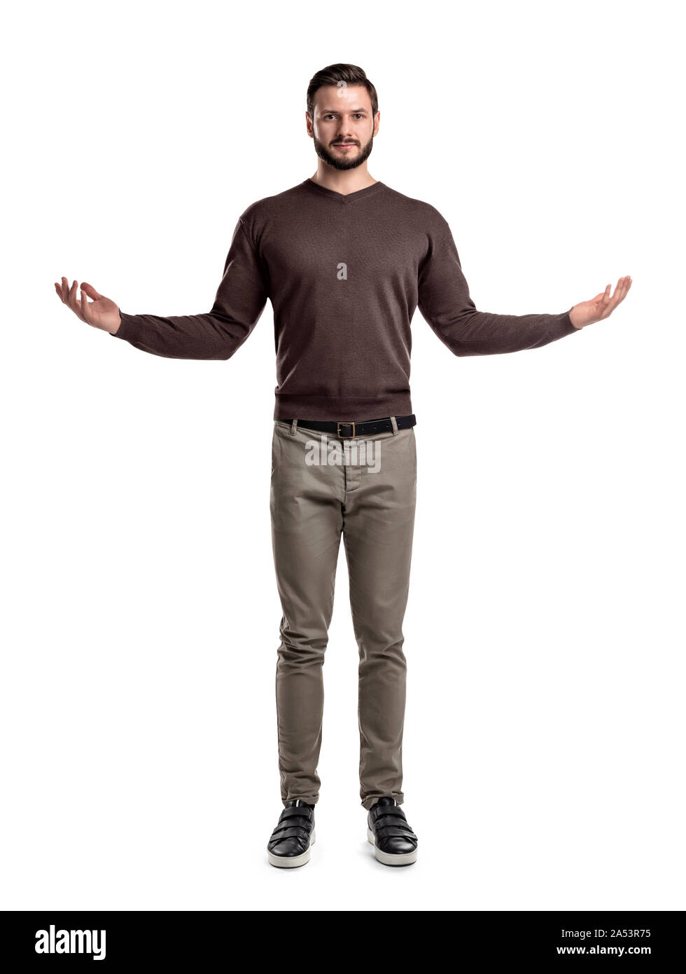 Spread both arm Cut Out Stock Images & Pictures - Alamy