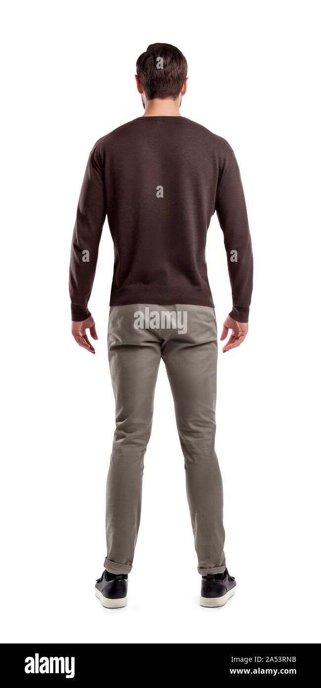 Person standing straight isolated hi-res stock photography and images ...