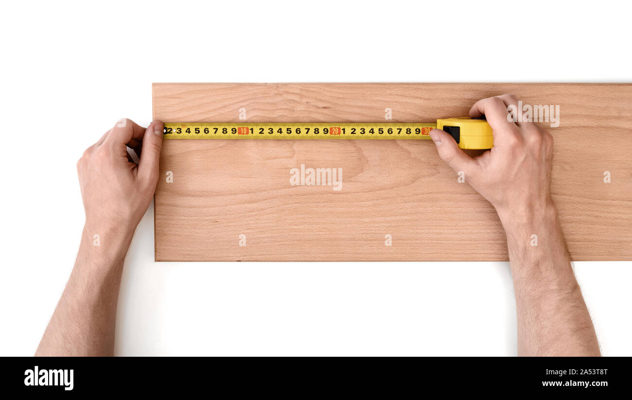 Plank tape measure hi-res stock photography and images - Alamy