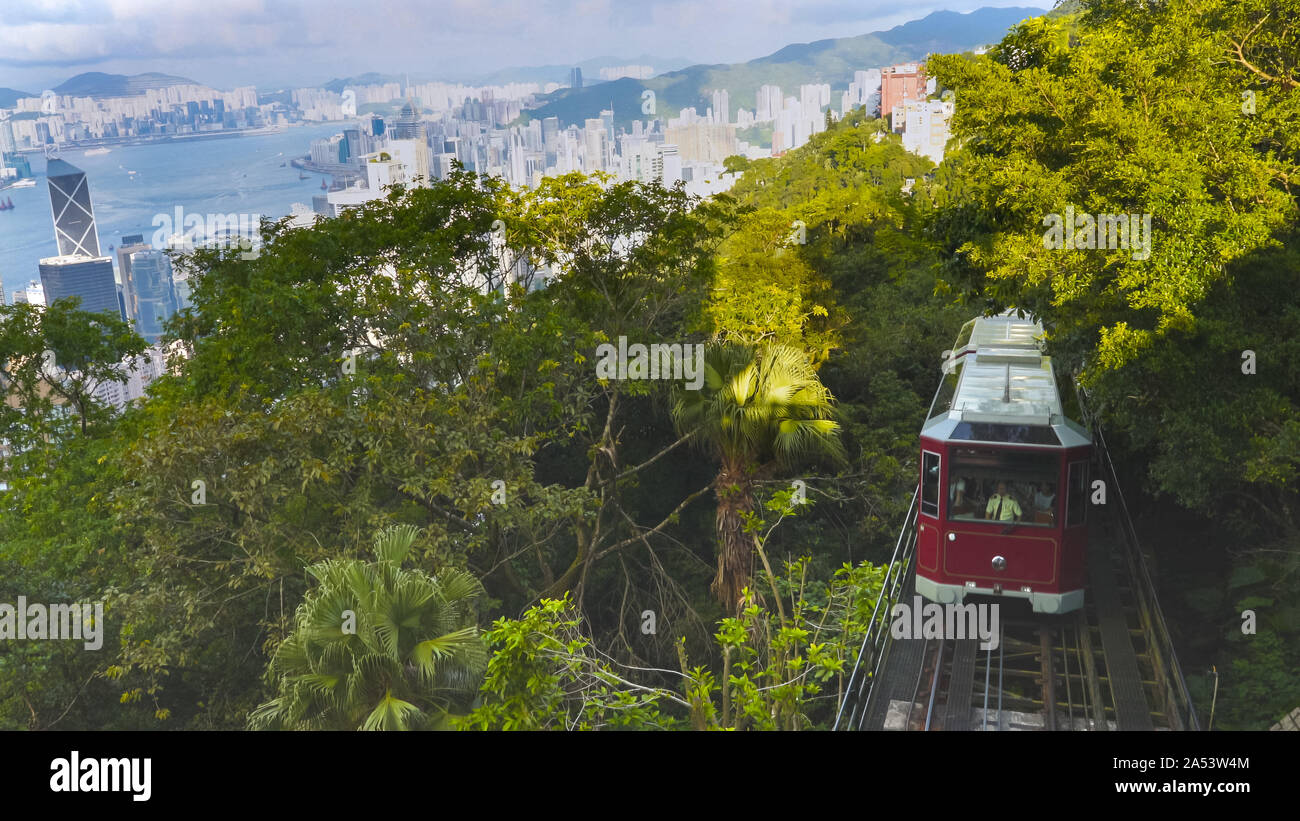 Victoria peak tram hi-res stock photography and images - Alamy