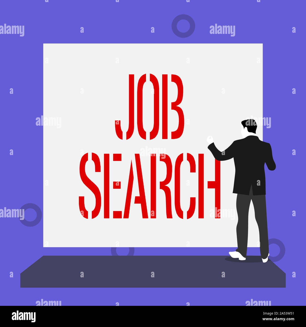 Handwriting text writing Job Search. Conceptual photo An act of ...