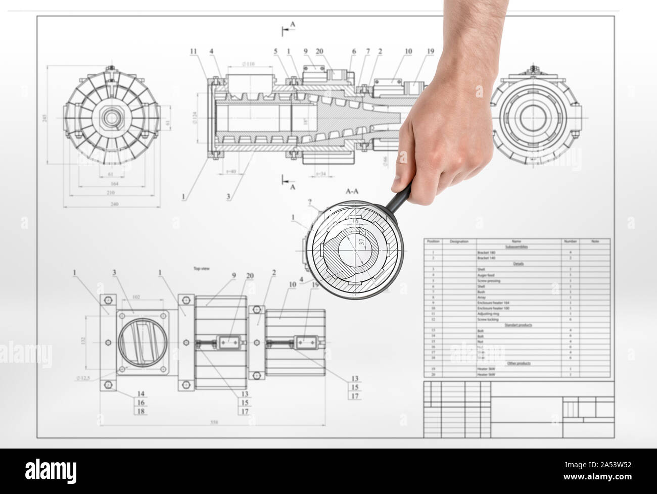 Technical drawing machine hi-res stock photography and images - Alamy