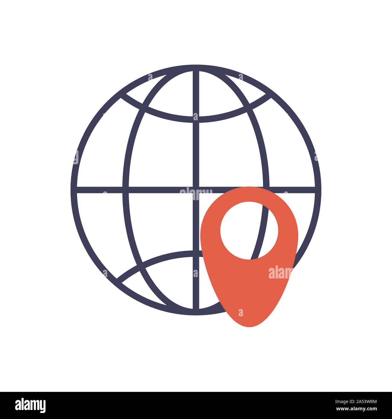 Global sphere icon, Social media multimedia apps communication digital ...