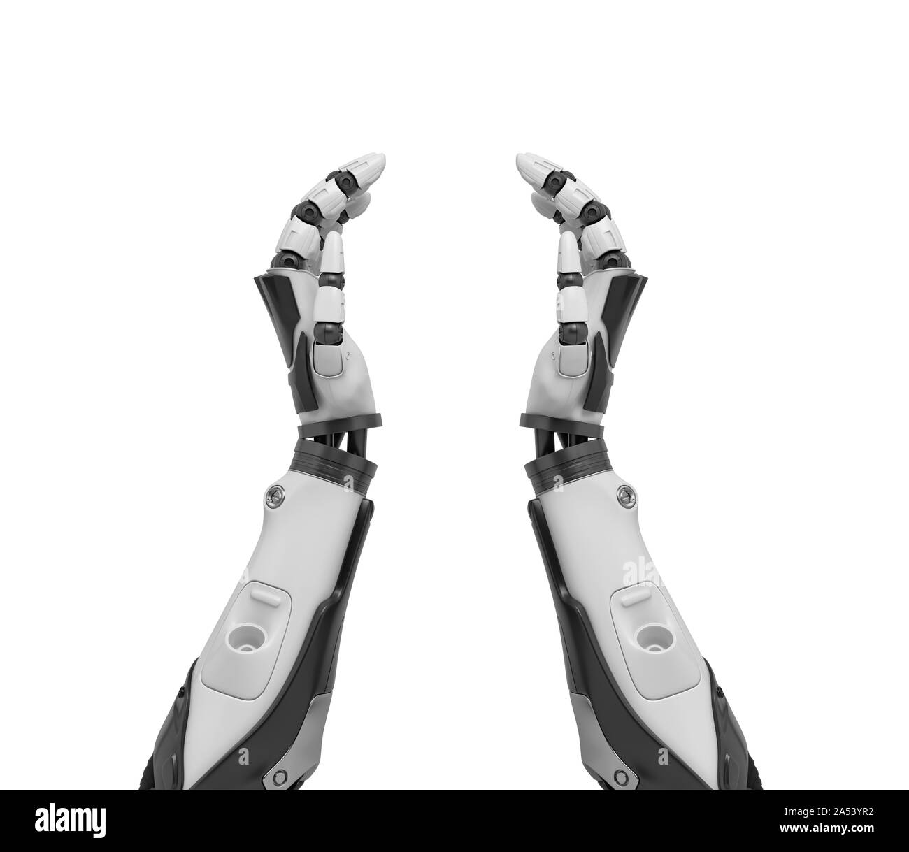 Two hands forming circle Black and White Stock Photos & Images - Alamy