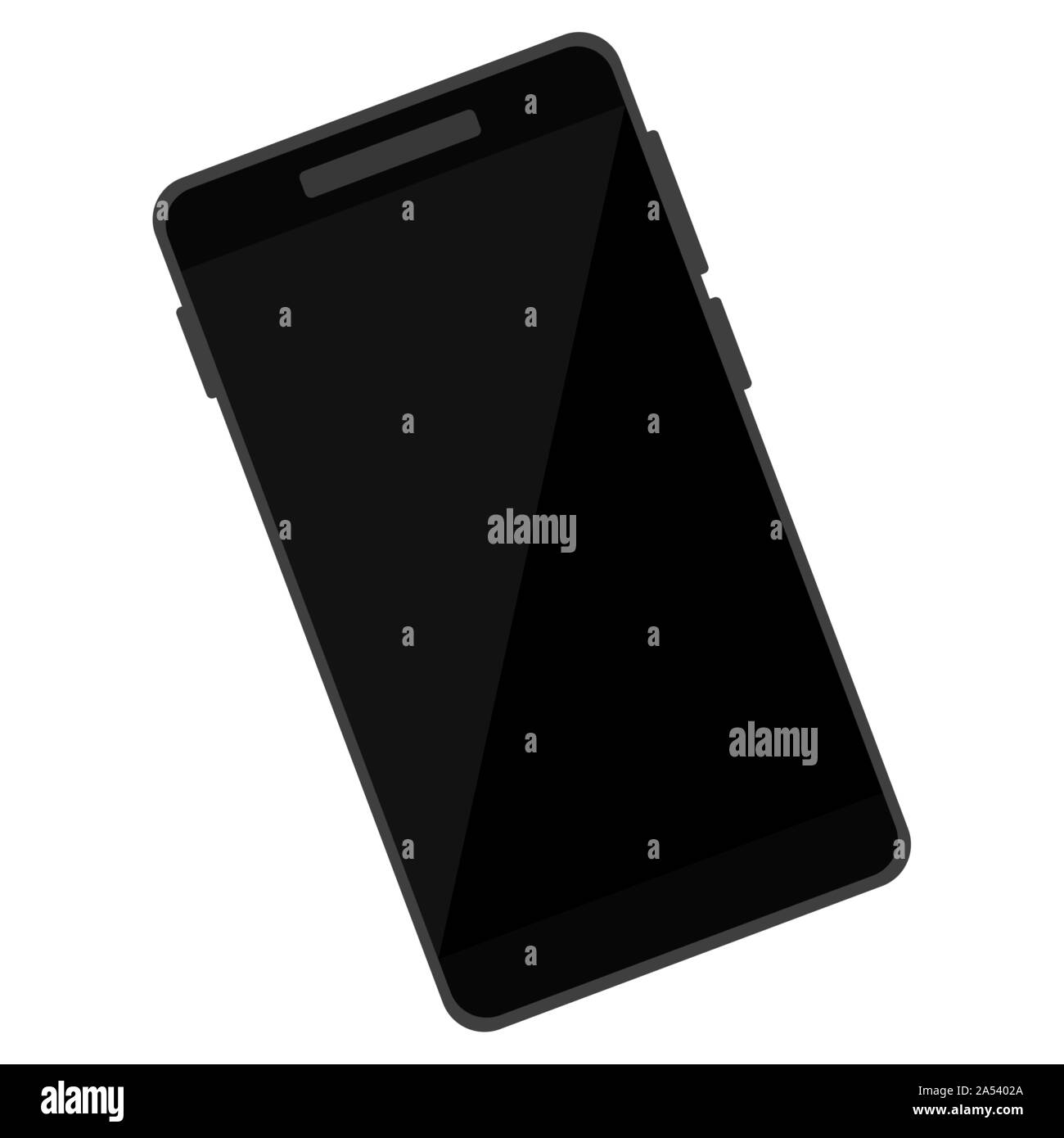 Isolated smartphone image on a white background - Vector Stock Vector ...