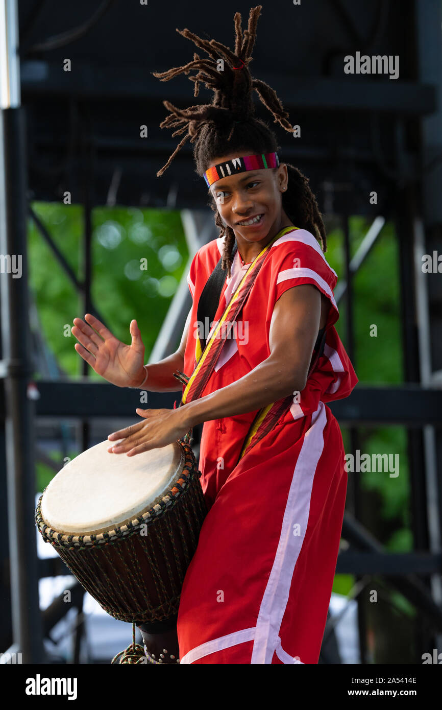 St. Louis, Missouri, USA - August 24, 2019: Festival of Nations, Tower ...