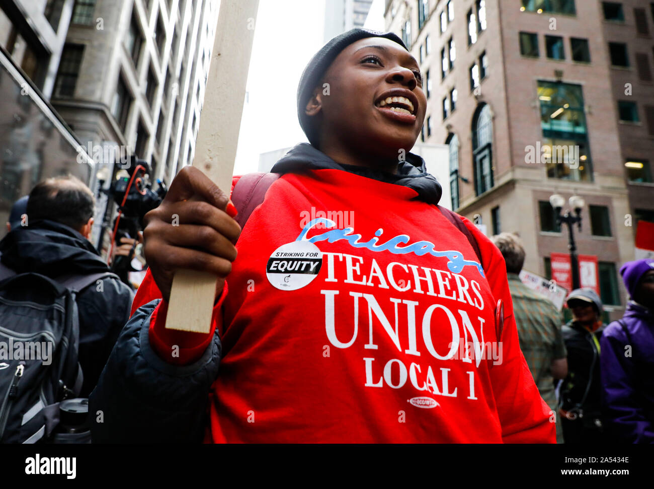 Chicago teacher strike 2019 hi-res stock photography and images - Alamy