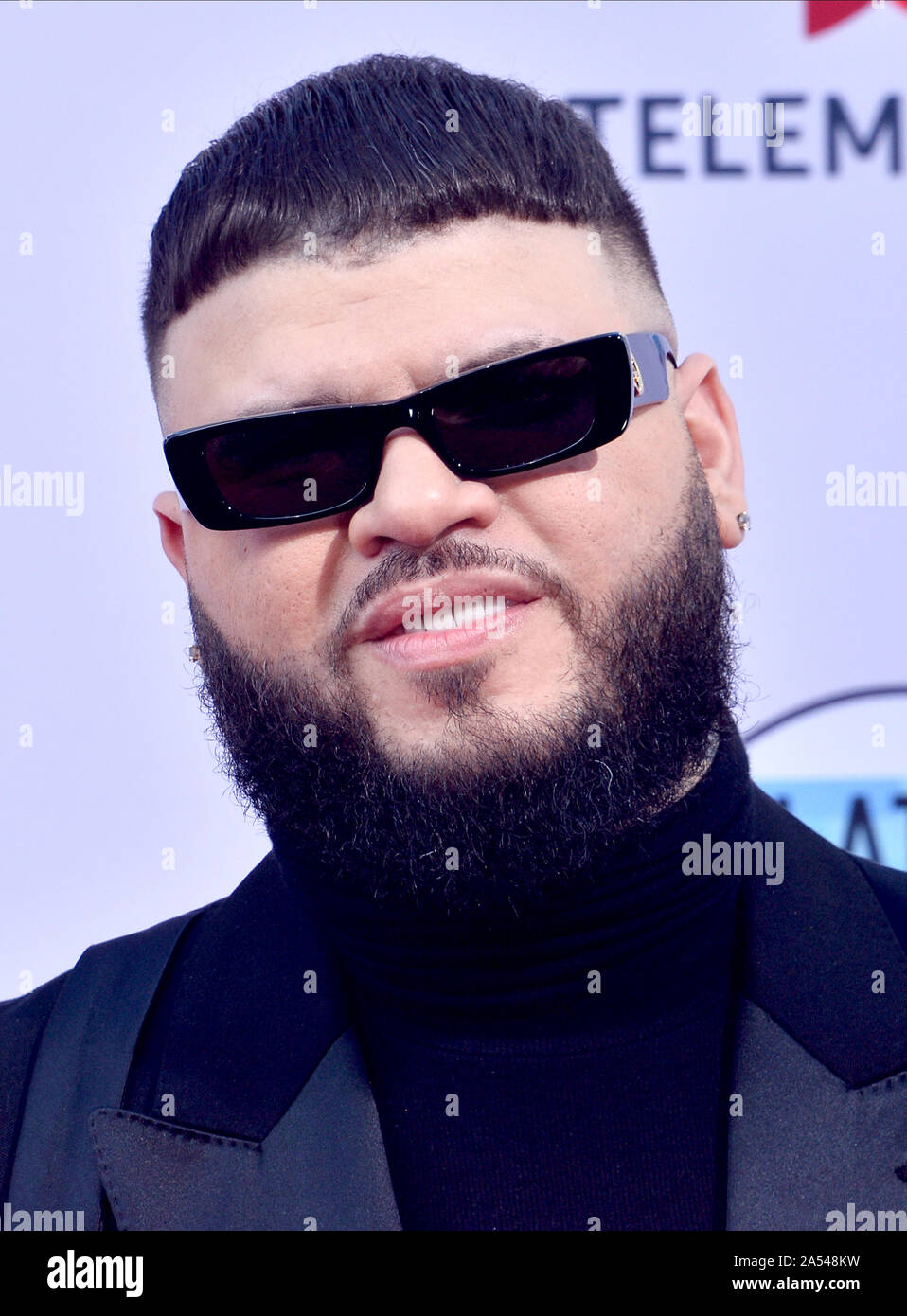 Los Angeles, United States. 17th Oct, 2019. Singer Farruko arrives for ...
