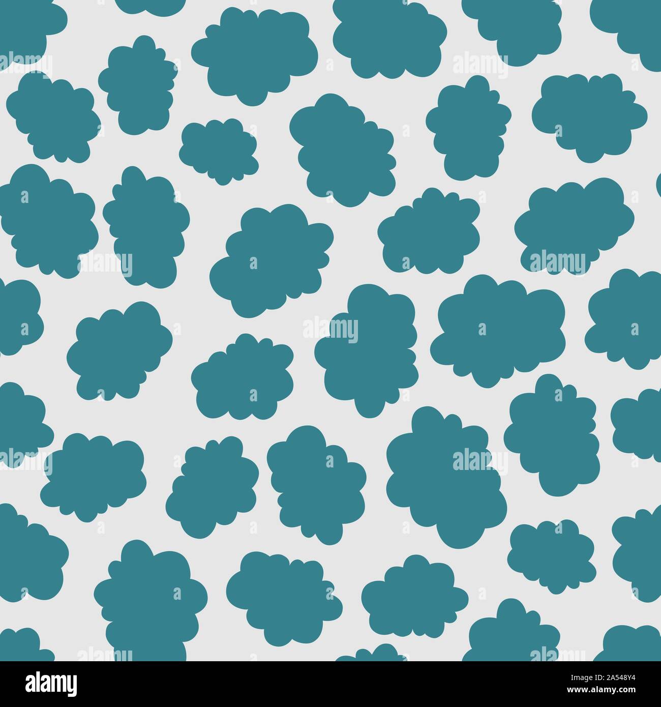 Teal seamless cartoon style Stock Vector Images - Alamy