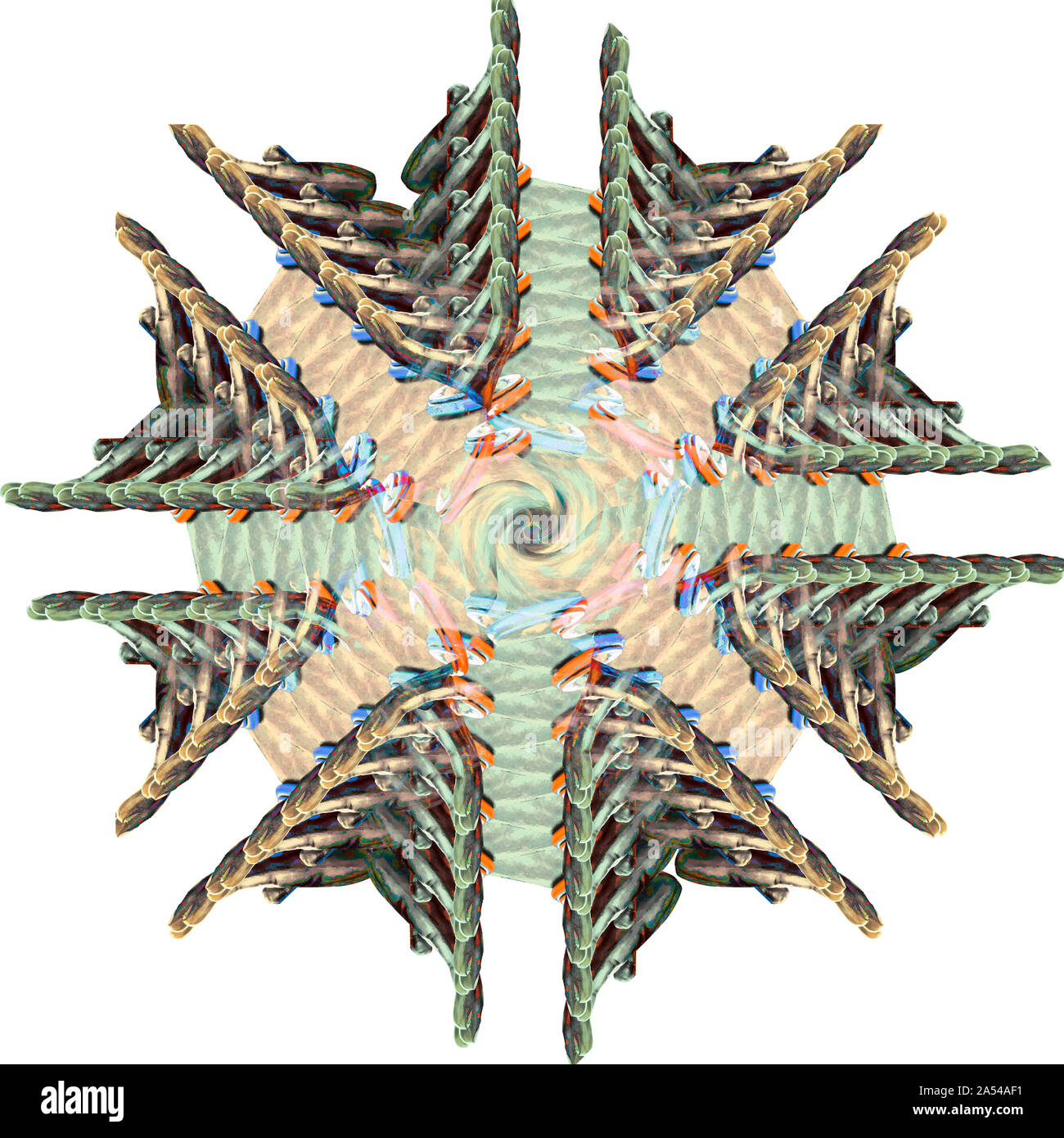 Wheel mandala hi-res stock photography and images - Alamy