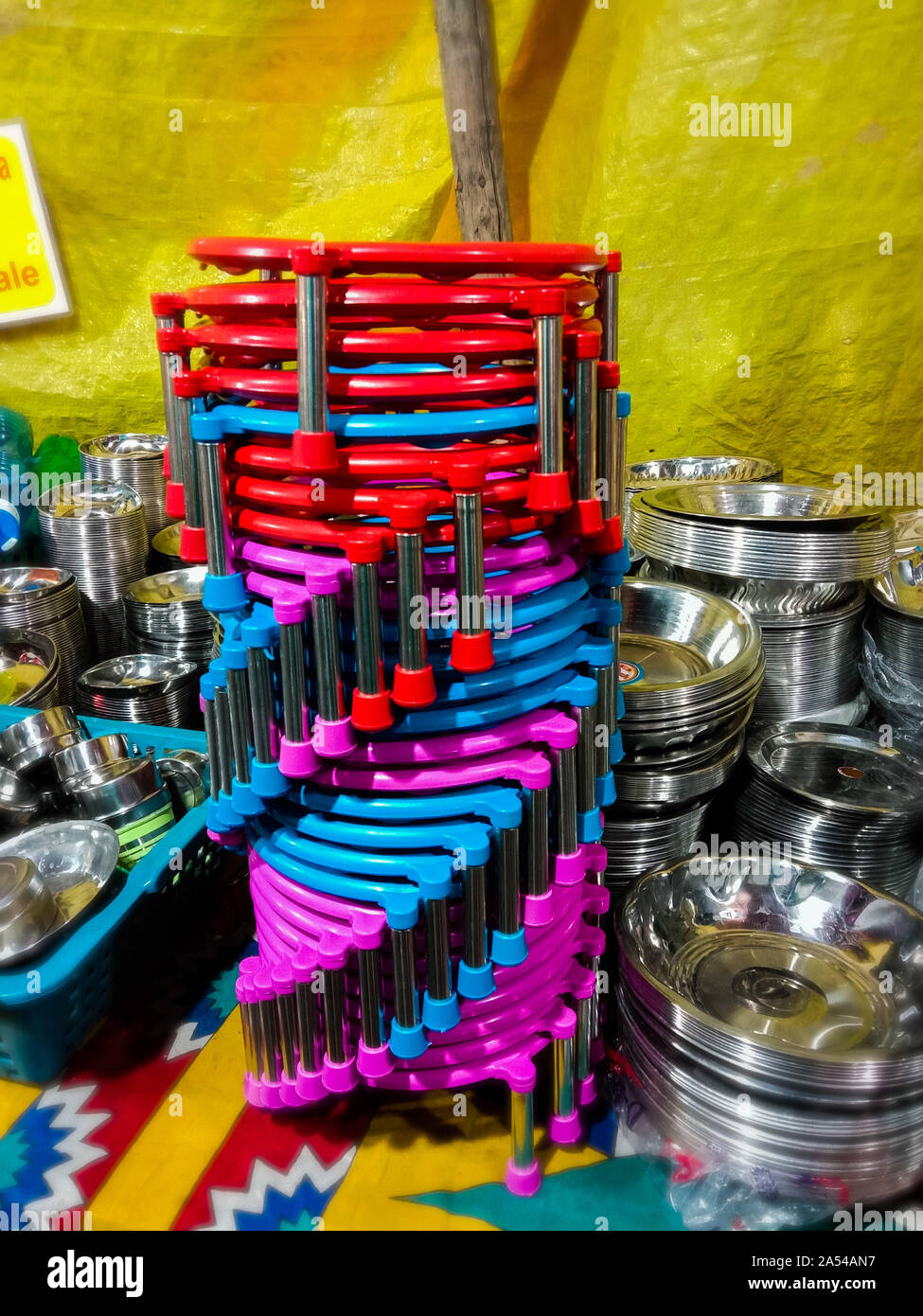 Indian kitchen utensils hi-res stock photography and images - Alamy