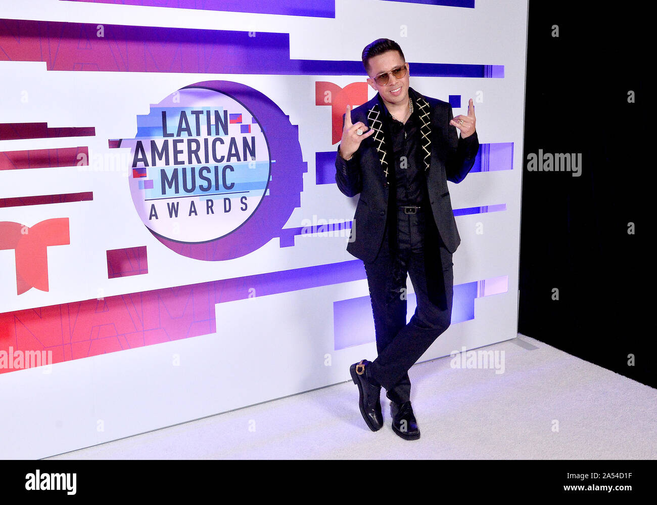 Los Angeles, United States. 17th Oct, 2019. Singer De La Ghetto appears ...