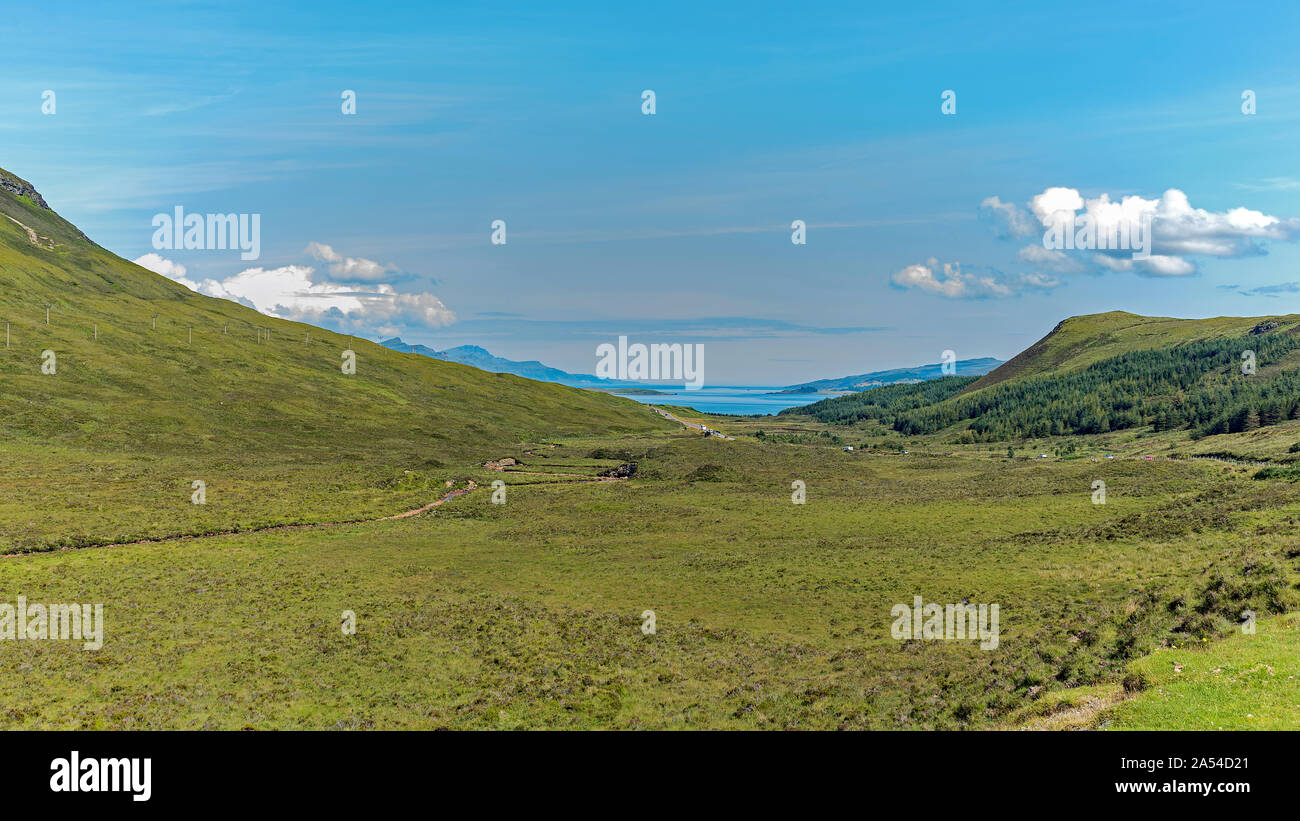 Isle of Skye views along route A87 Stock Photo - Alamy