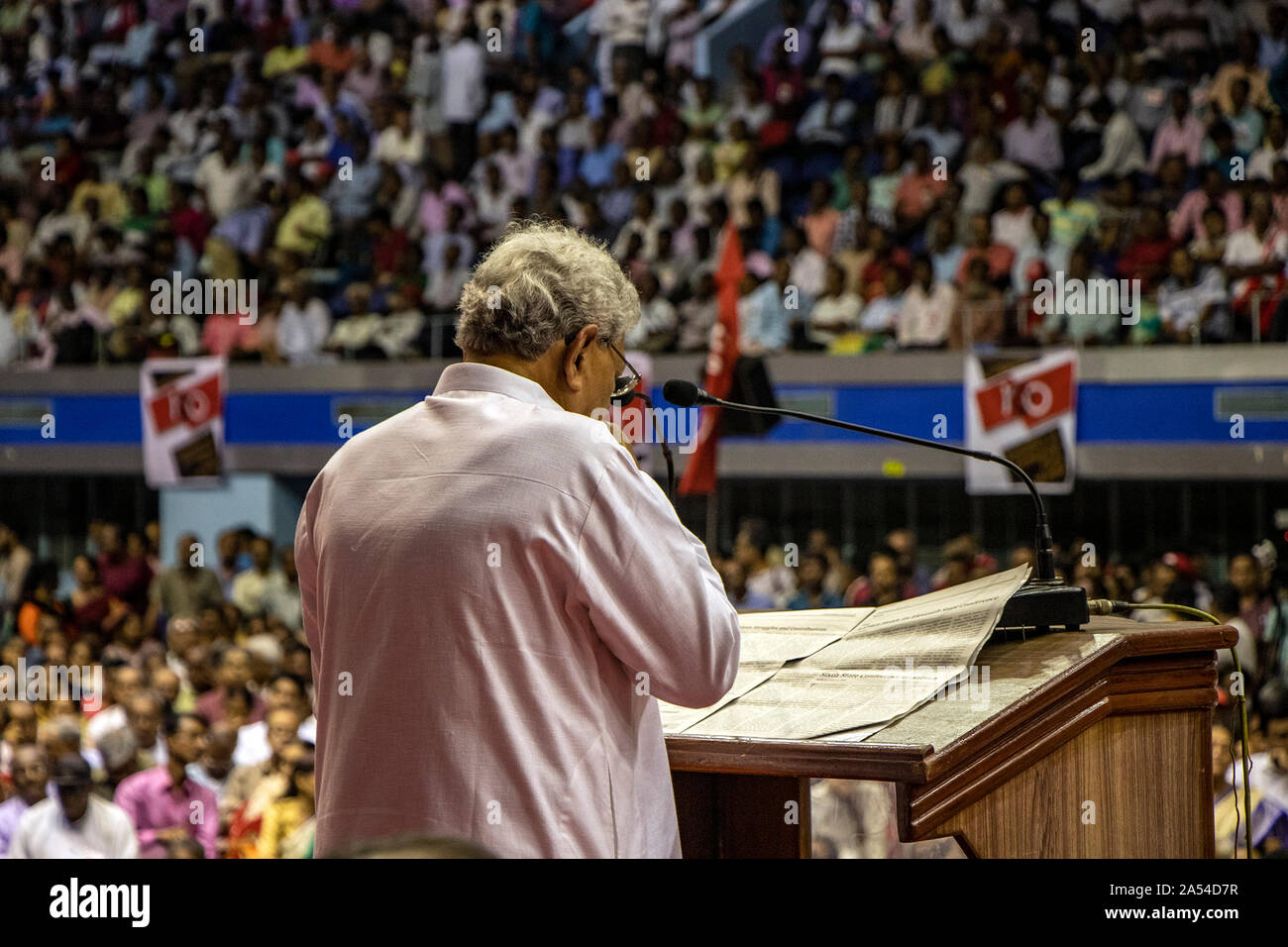 Kolkata, India. 17th Oct, 2019. Sitaram Yechury( General Secretary-CPIM ...