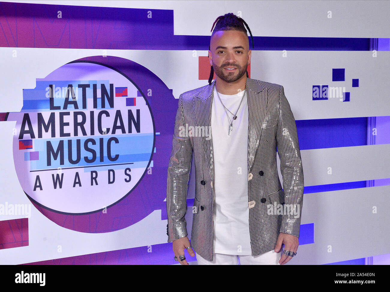 Los Angeles, United States. 17th Oct, 2019. Rapper Nacho appears ...