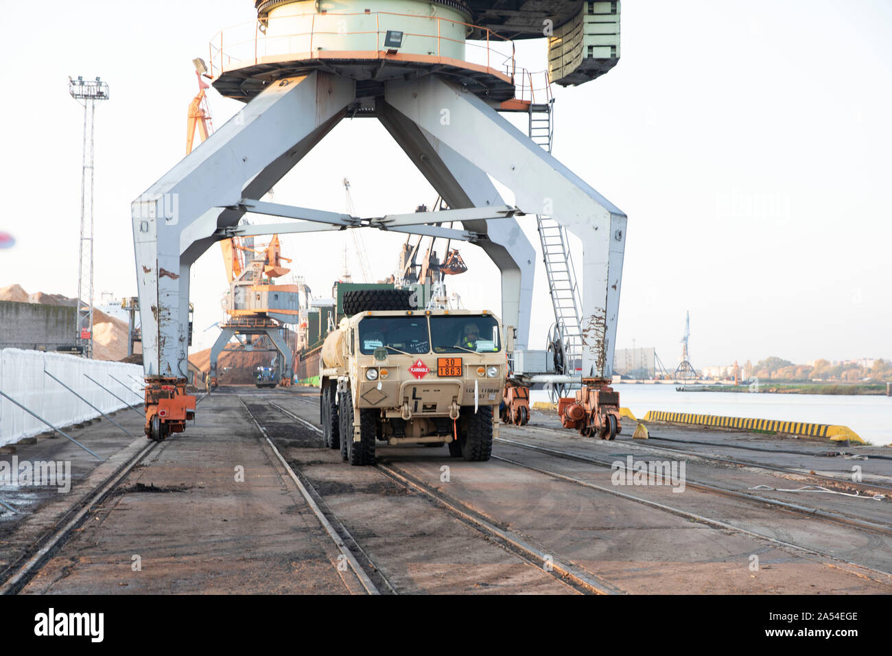 Vehicle staging area hi-res stock photography and images - Alamy