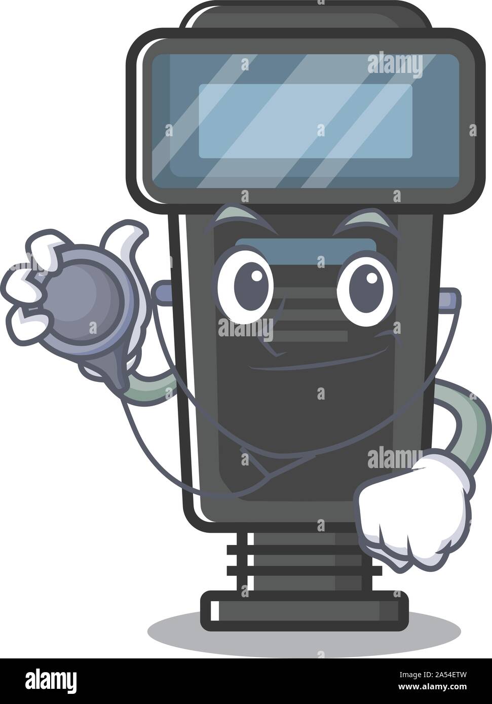 Doctor camera flash in the cartoon shape Stock Vector Image & Art - Alamy