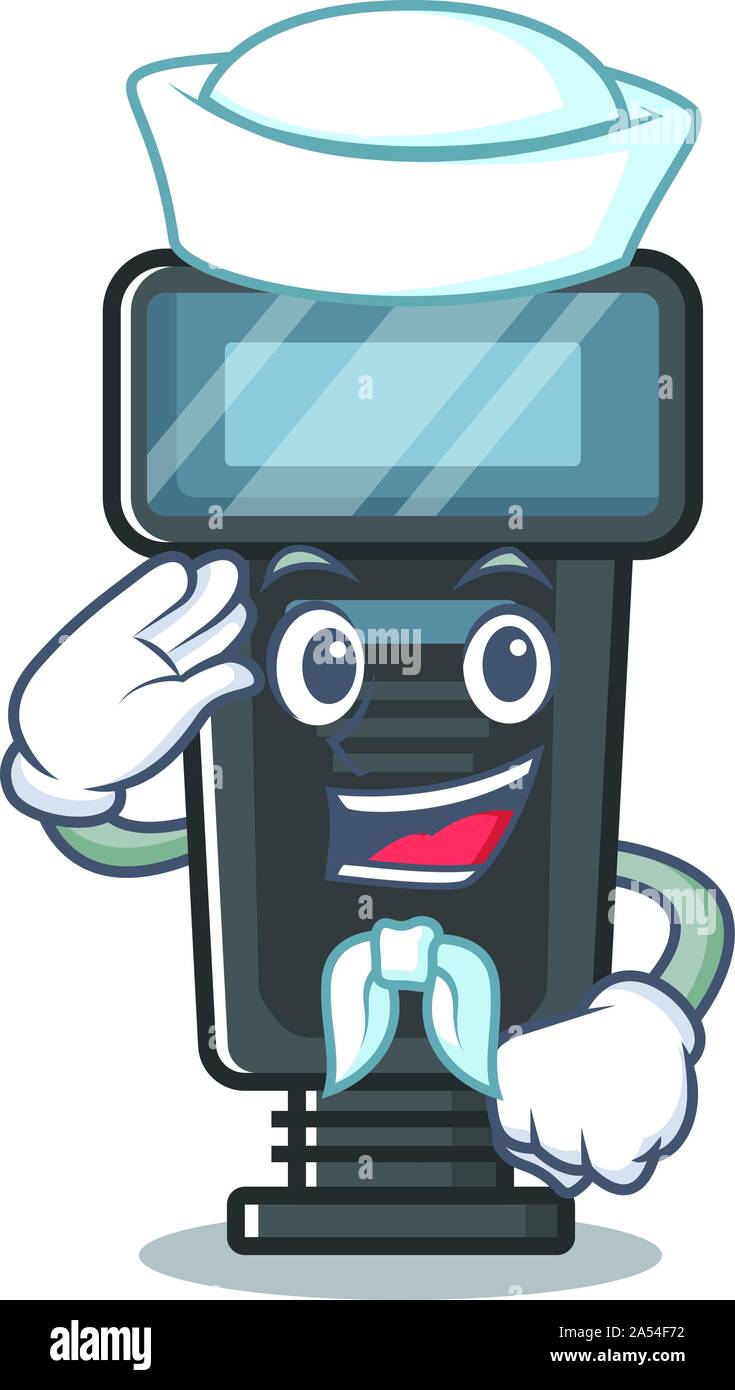 Sailor camera flash in the cartoon shape Stock Vector Image & Art - Alamy
