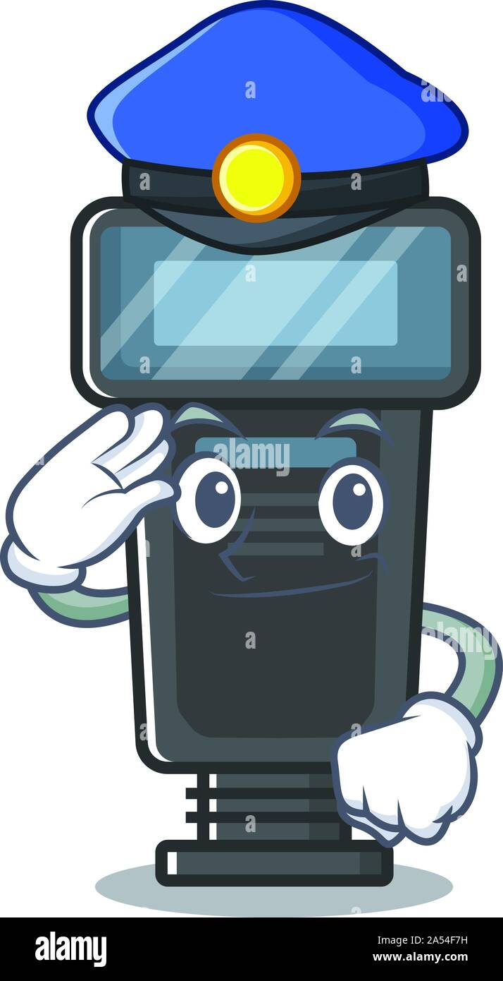 Police camera flash in the cartoon shape Stock Vector Image & Art - Alamy