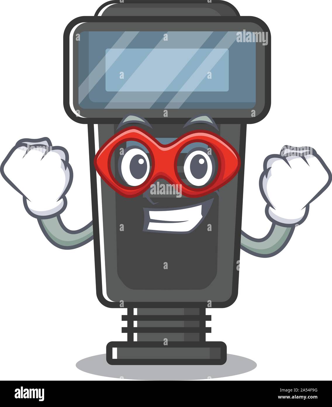 Cartoon illustration super hero camera Cut Out Stock Images & Pictures ...