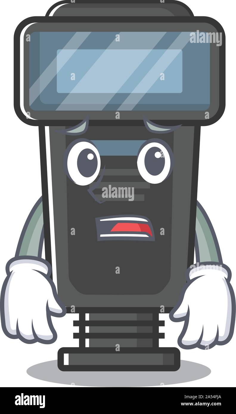 Afraid camera flash in a cartoon bag Stock Vector Image & Art - Alamy