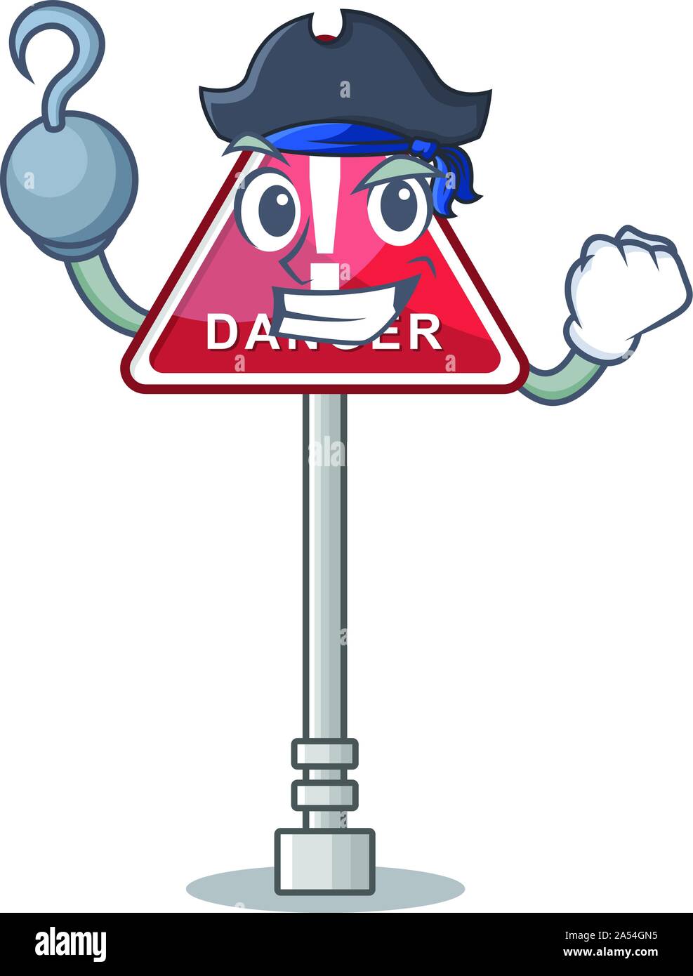 Pirate danger with on the in cartoon Stock Vector Image & Art - Alamy