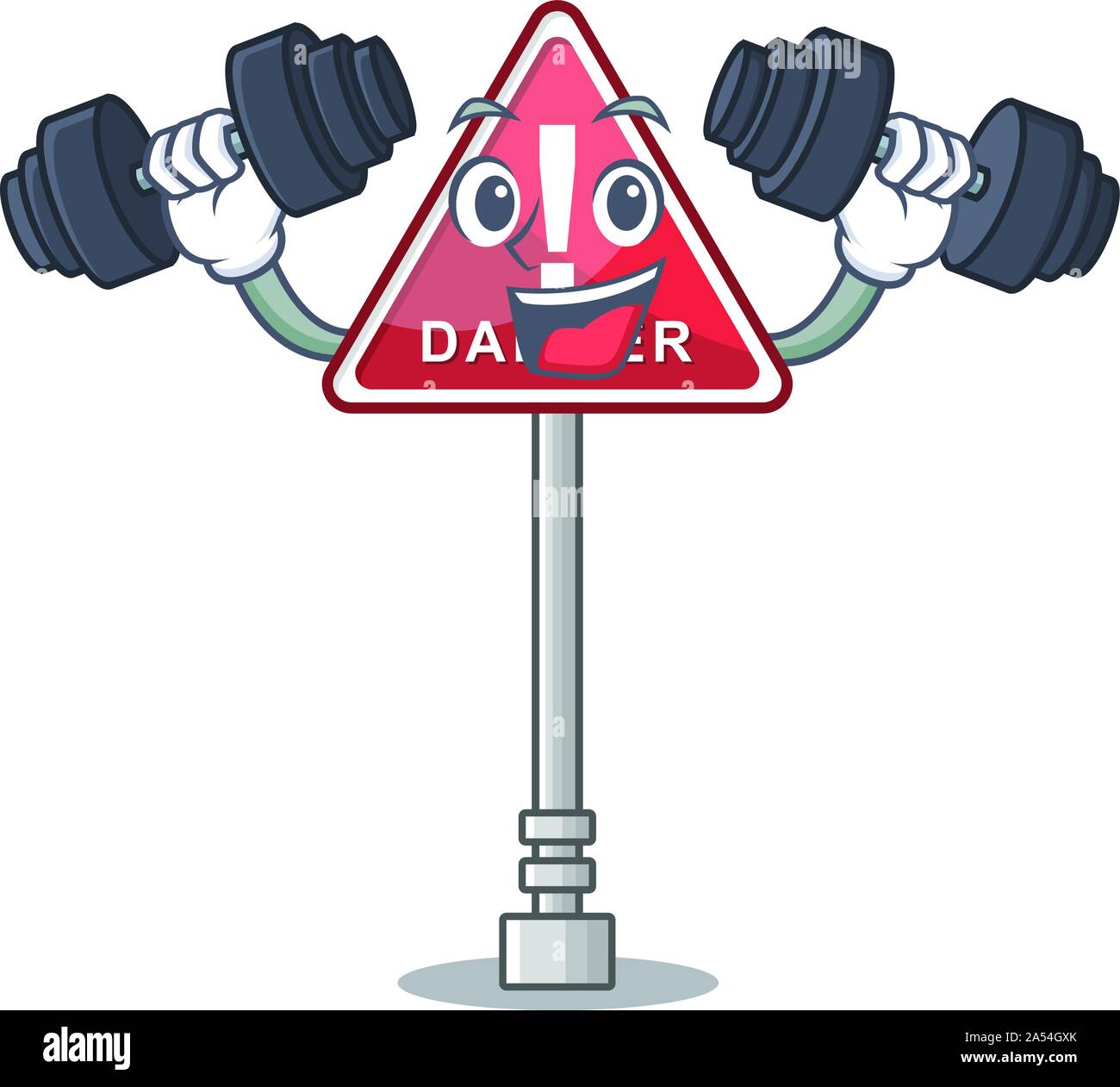 Fitness danger with on the in cartoon Stock Vector Image & Art - Alamy