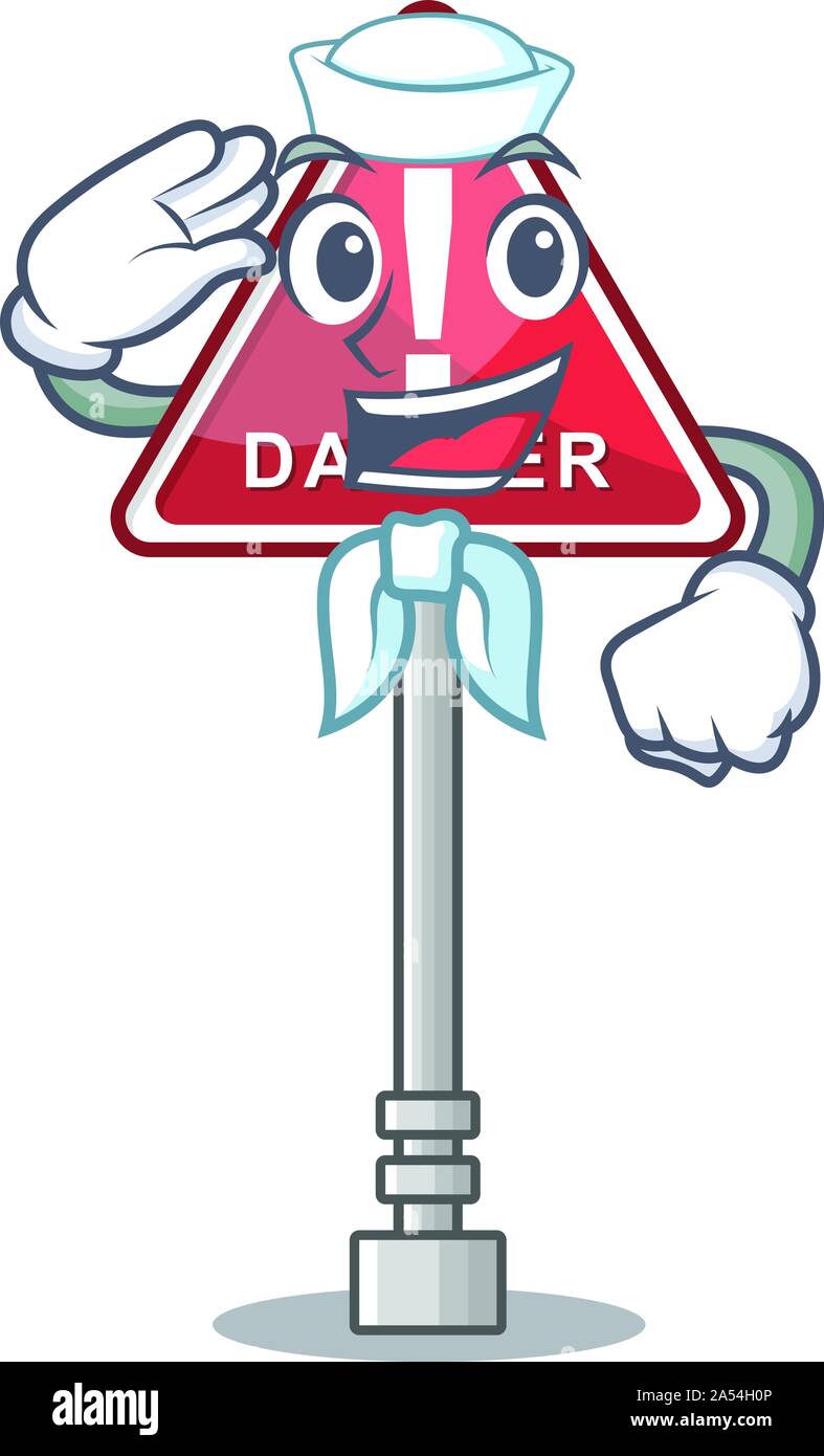 Sailor danger with on the in cartoon Stock Vector Image & Art - Alamy