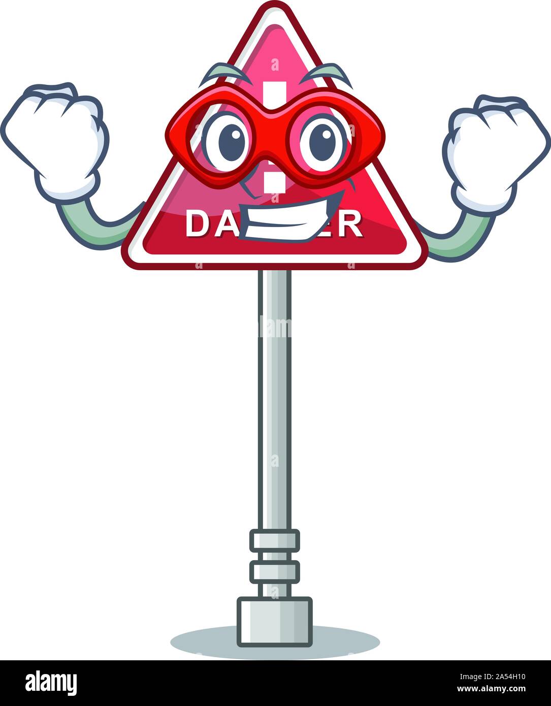 Super hero danger cartoon isolated in the character Stock Vector Image ...