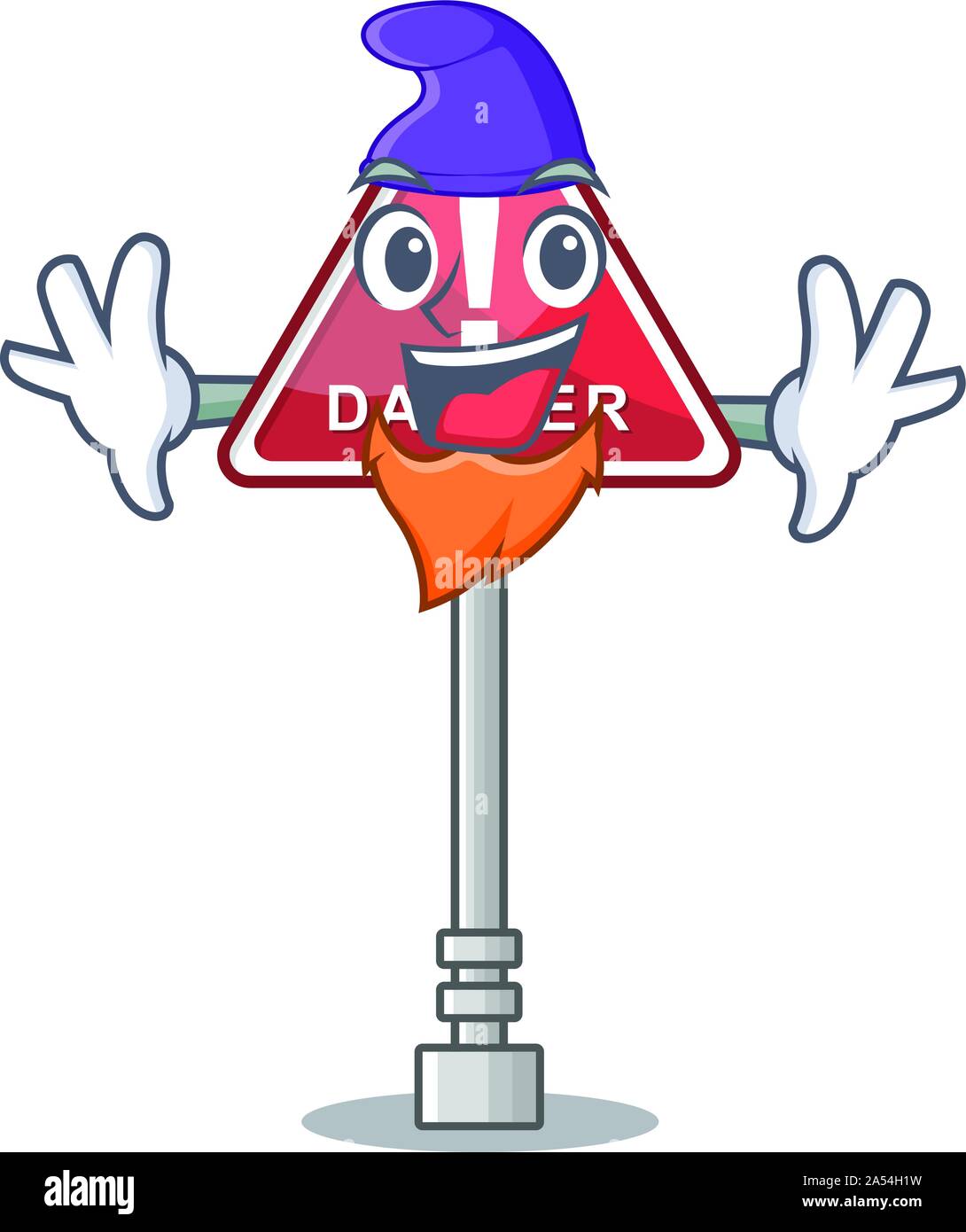 Elf danger with on the in cartoon Stock Vector Image & Art - Alamy