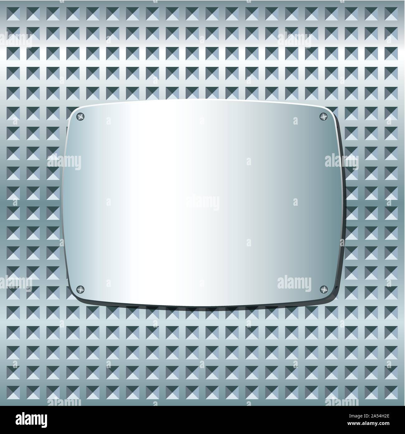 Metal shield frame on the grid Stock Vector Image & Art - Alamy