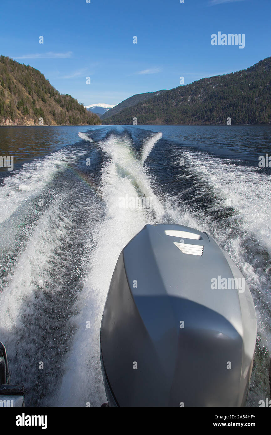 Speed Boat Outboard Motor High Resolution Stock Photography and Images ...