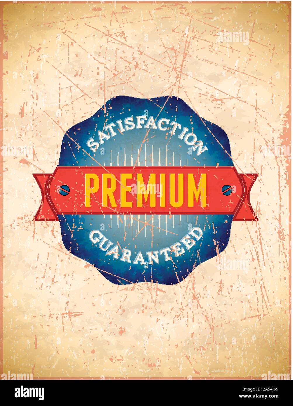 Vintage premium stamp styled label Stock Vector Image & Art - Alamy