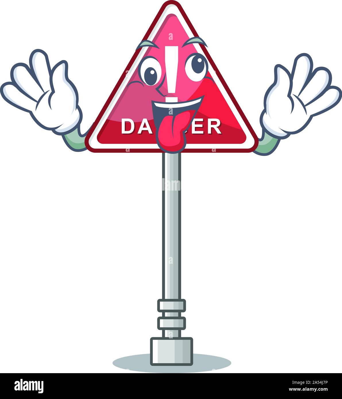 Crazy miniature danger in shape of mascot Stock Vector Image & Art - Alamy