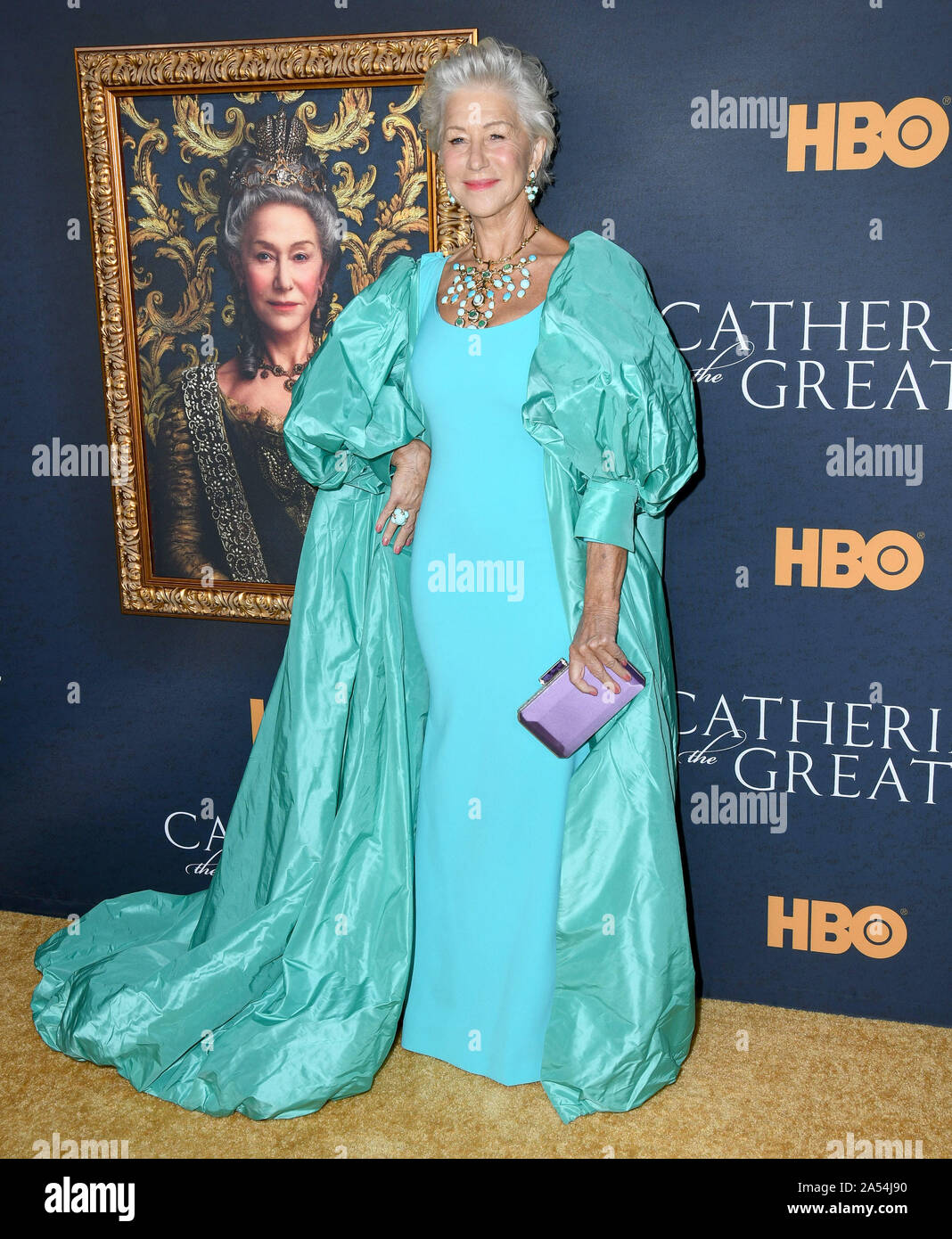 Westwood, California, USA. 17th Oct, 2019. Helen Mirren. HBO's Limited ...